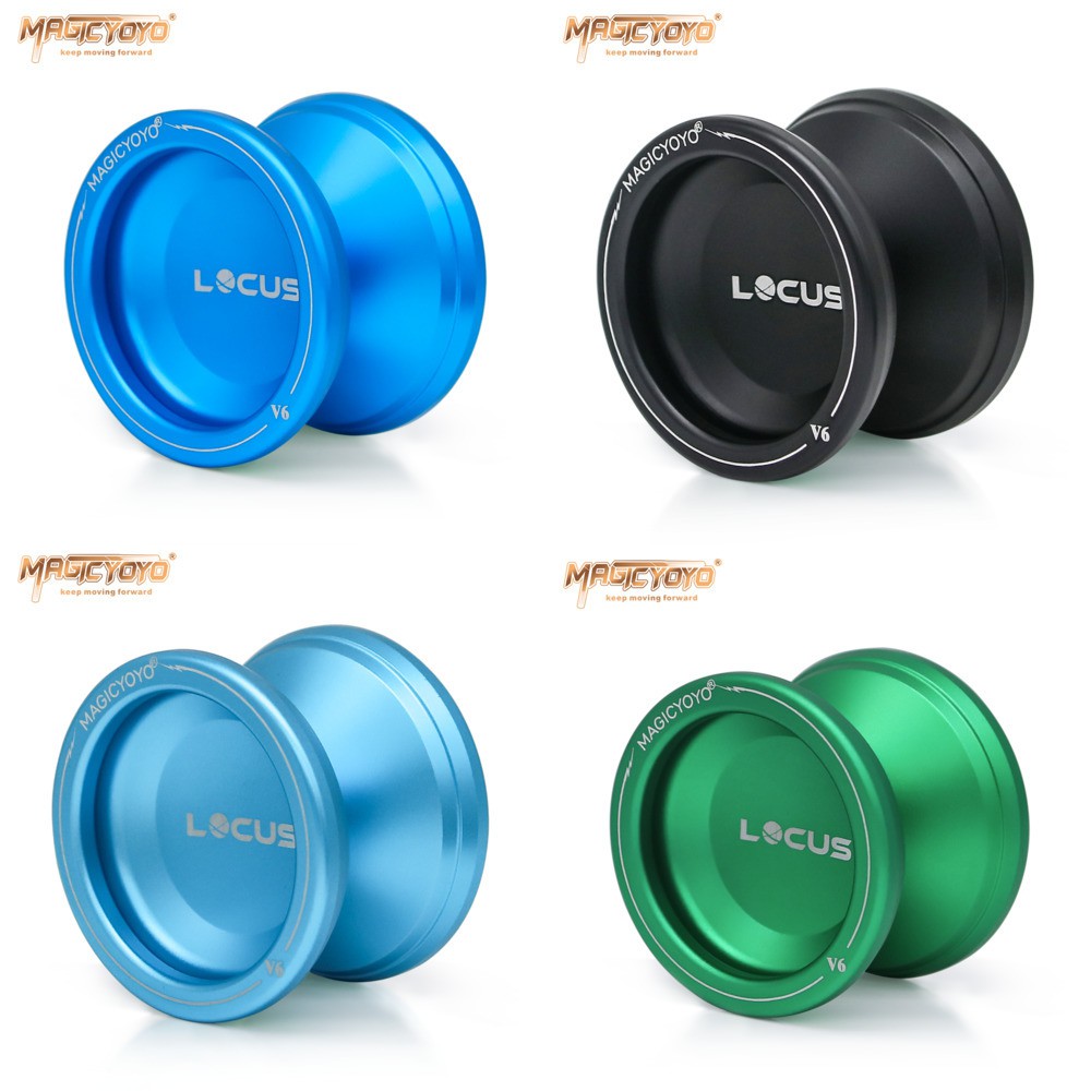 Magicyoyo V6 Locus Profissional Rolamento Concavo Aluminio + 5 Cordas ...