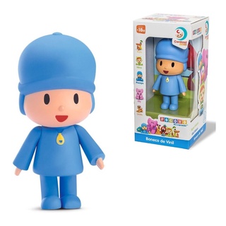 Boneco Vinil Pocoyo Fred Elly Nina Pato Loula Sonequita Monte o Seu Kit ...