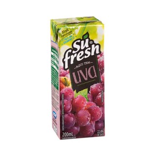 Suco Sufresh Uva 200ml PACK COM 12 UNIDADES | Shopee Brasil