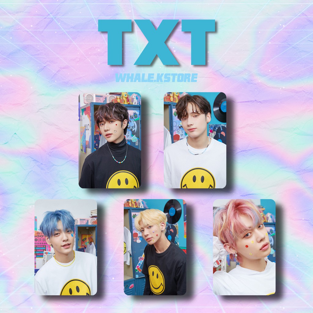 Photocards TXT Tomorrow x Together Blue Hour Yeonjun Soobin Hueningkai ...