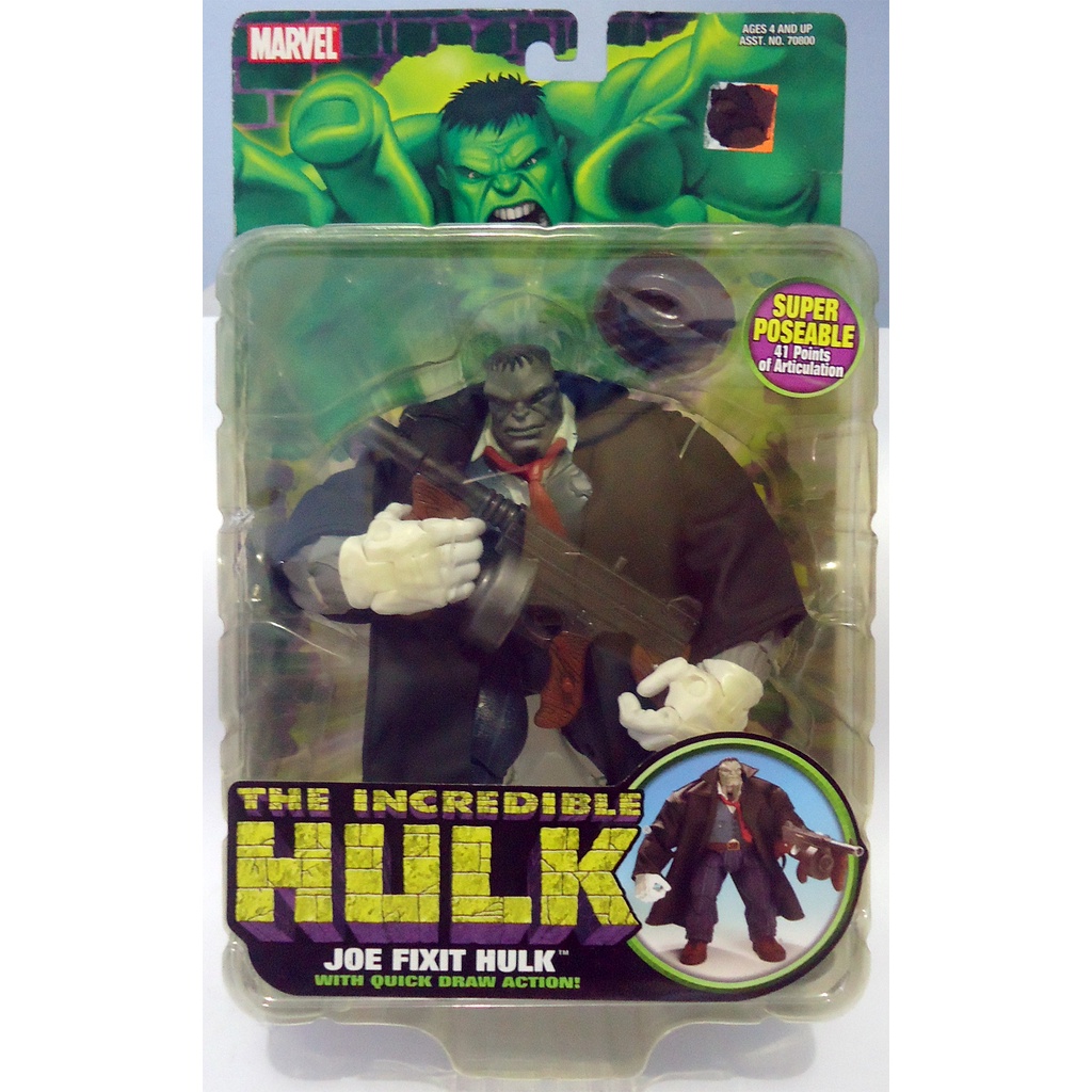 Boneco Joe Fixit Hulk Sr Tira Teima Fix It Marvel Legends Toy Biz ...