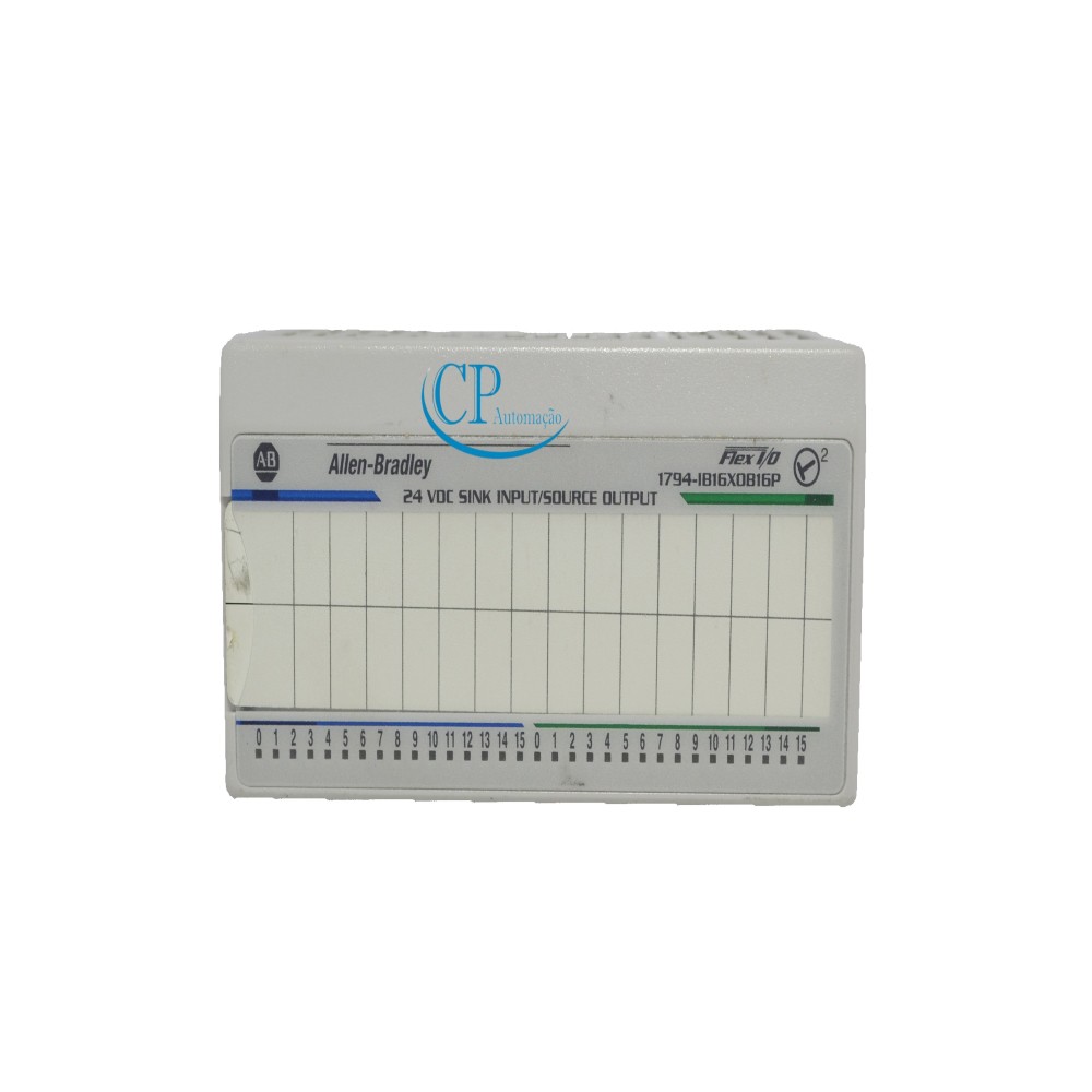 MODULO DE E/S FLEX I/O 1794-IB16XOB16P 24VDC ALLEN BRADLEY | Shopee Brasil