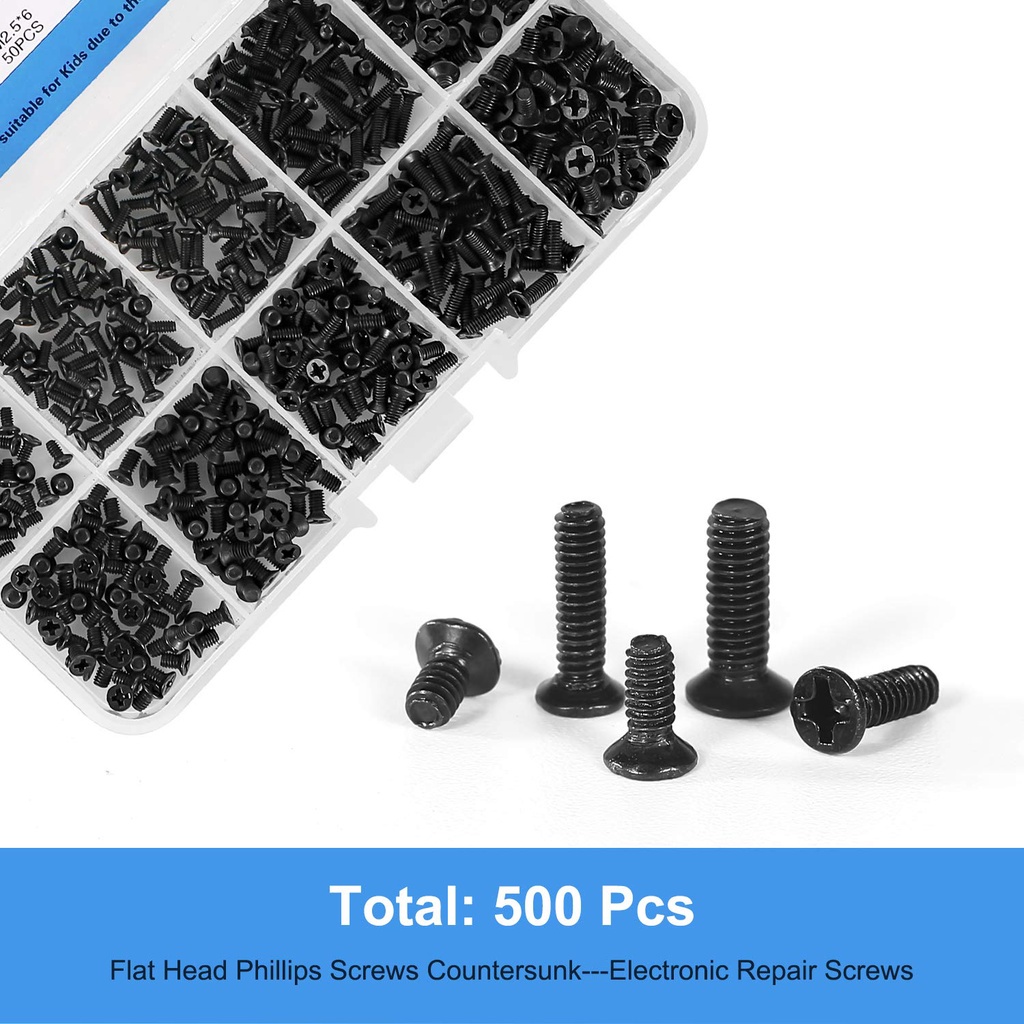 kit-parafuso-m2-m2-3-m2-6-m3-parafusos-pacote-de-combina-o-de-500