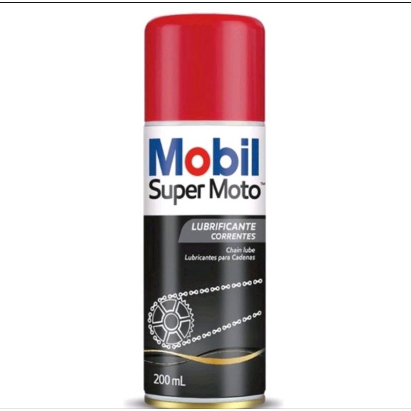 lubrificante de Corrente Spray Chain Lube Mobil SuperMoto - Escorrega o ...