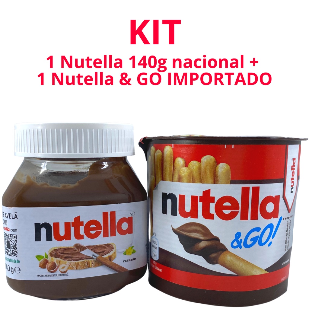 Kit Combo Nutella e Nutella & GO | Shopee Brasil