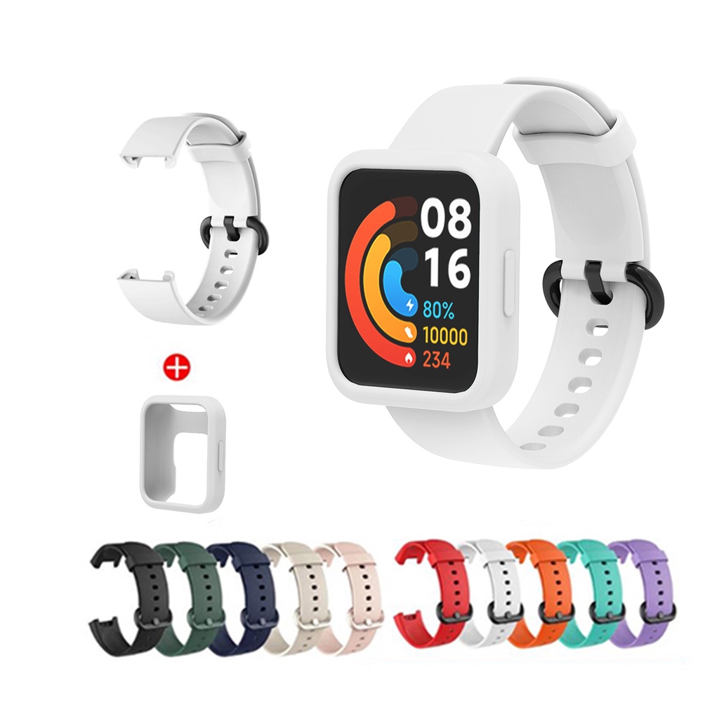 Pulseira Para Redmi Watch 2 Lite Silicone Pelicula De Gel De