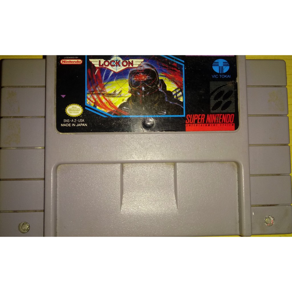 JOGO SUPER NINTENDO LOCK ON ORIGINAL | Shopee Brasil