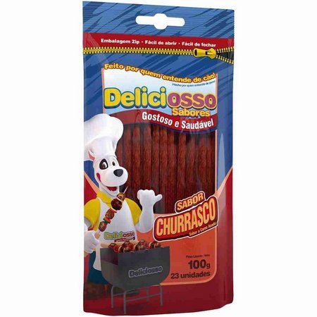 Osso Deliciosso Sabor Churrasco 100g | Shopee Brasil