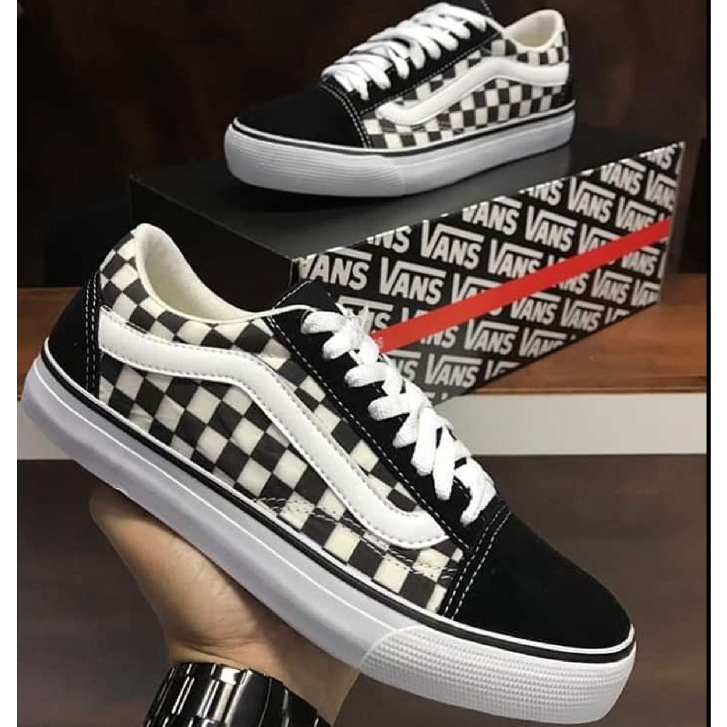 Tenis Vans Old Skool Xadrez Quadriculado Unissex 100% Otima Qualidade ...