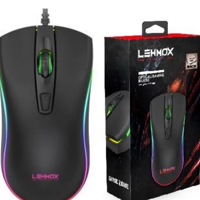 Mouse Gamer Usb Led Rgb 1200dpi Hyper Gt-m6 | Shopee Brasil