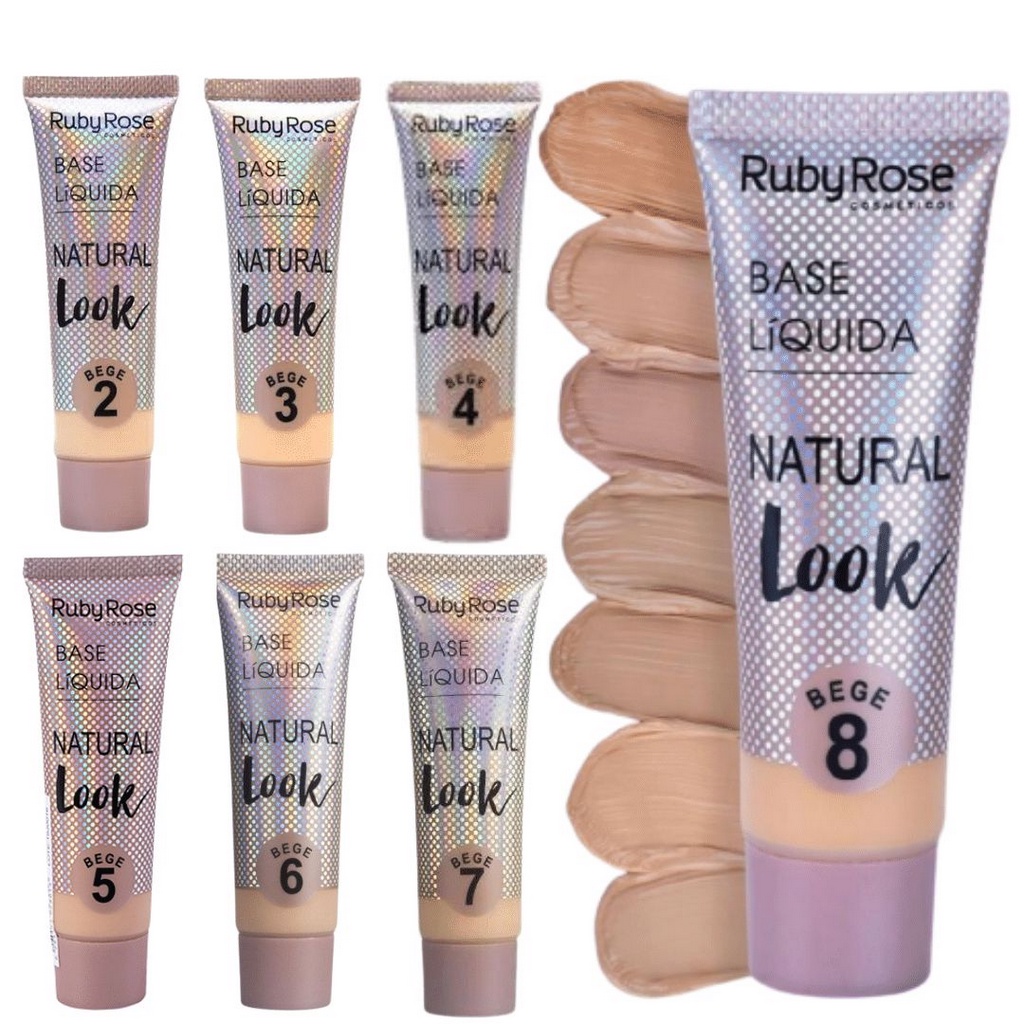 Base Líquida Natural Look - Ruby Rose | Shopee Brasil