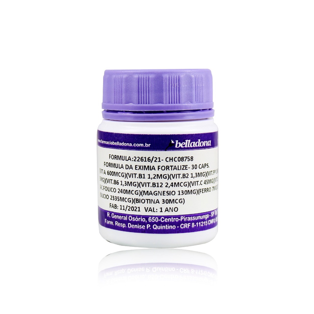 Formula Da Eximia Fortalize 30 Cápsulas | Shopee Brasil