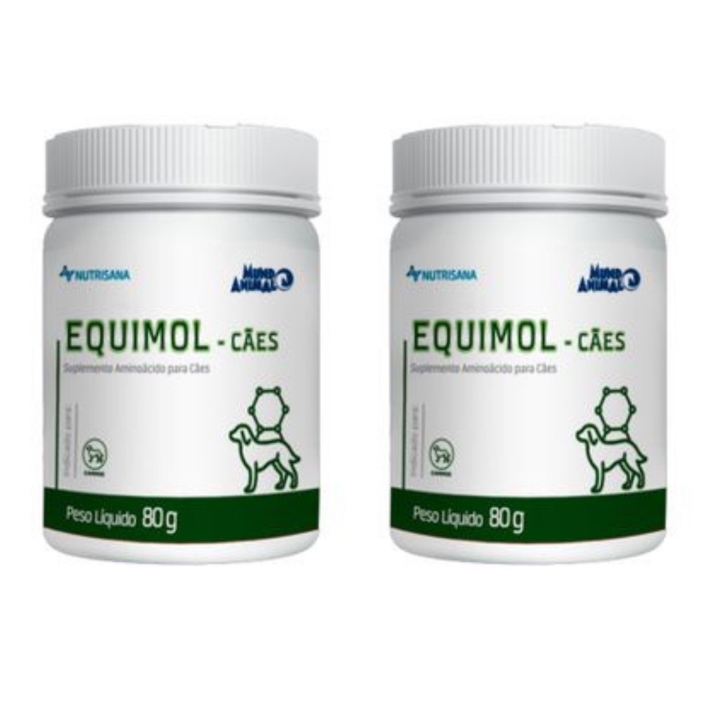 Kit Com 2 Equimol Nutrisana 80g Mundo Animal | Shopee Brasil