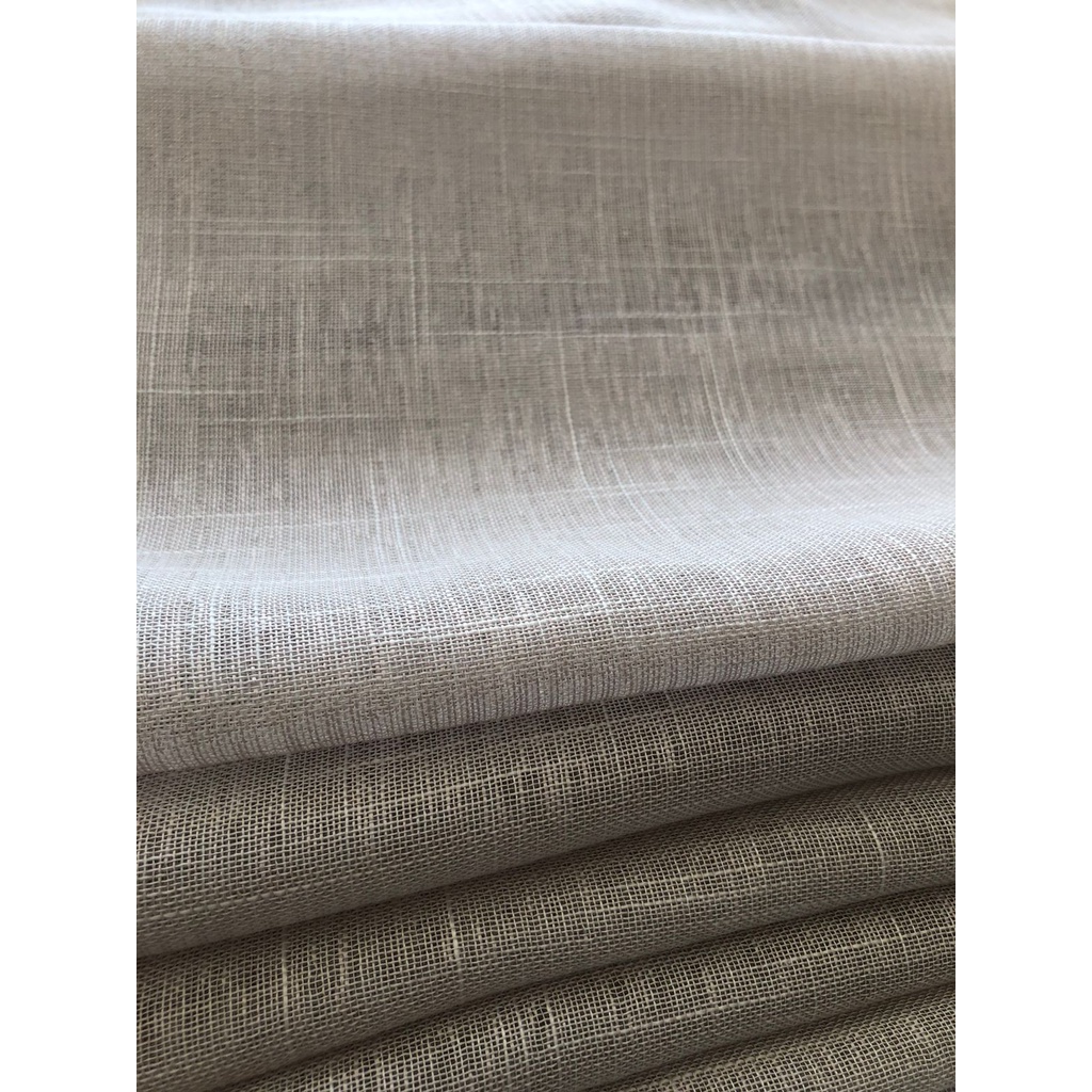 Tecido Gaze De Linho Por Metro Para Cortina 2,8 Lg - Bege | Shopee Brasil