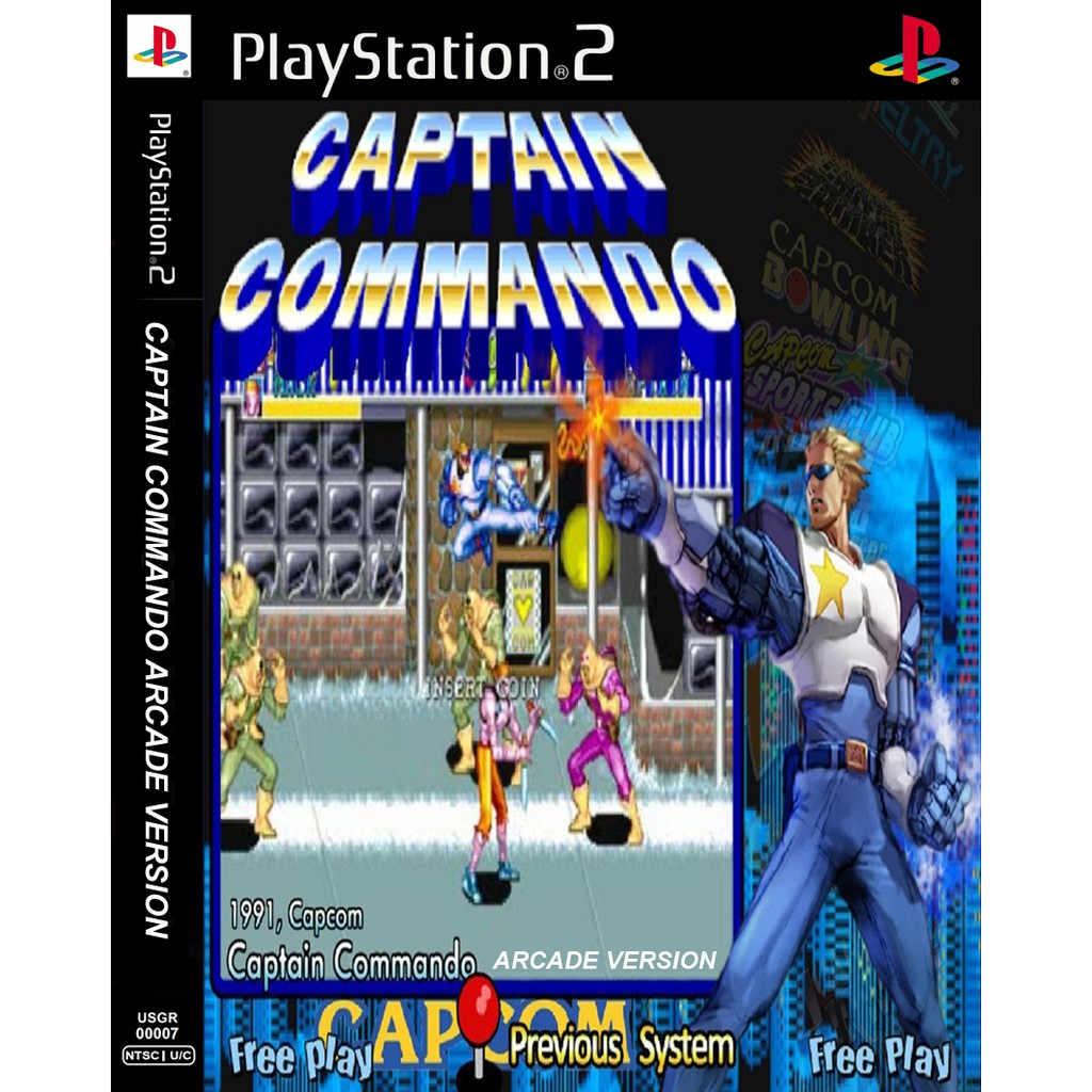 Captain Commando Arcade Game Fliperama - Playstation 2 | Shopee Brasil