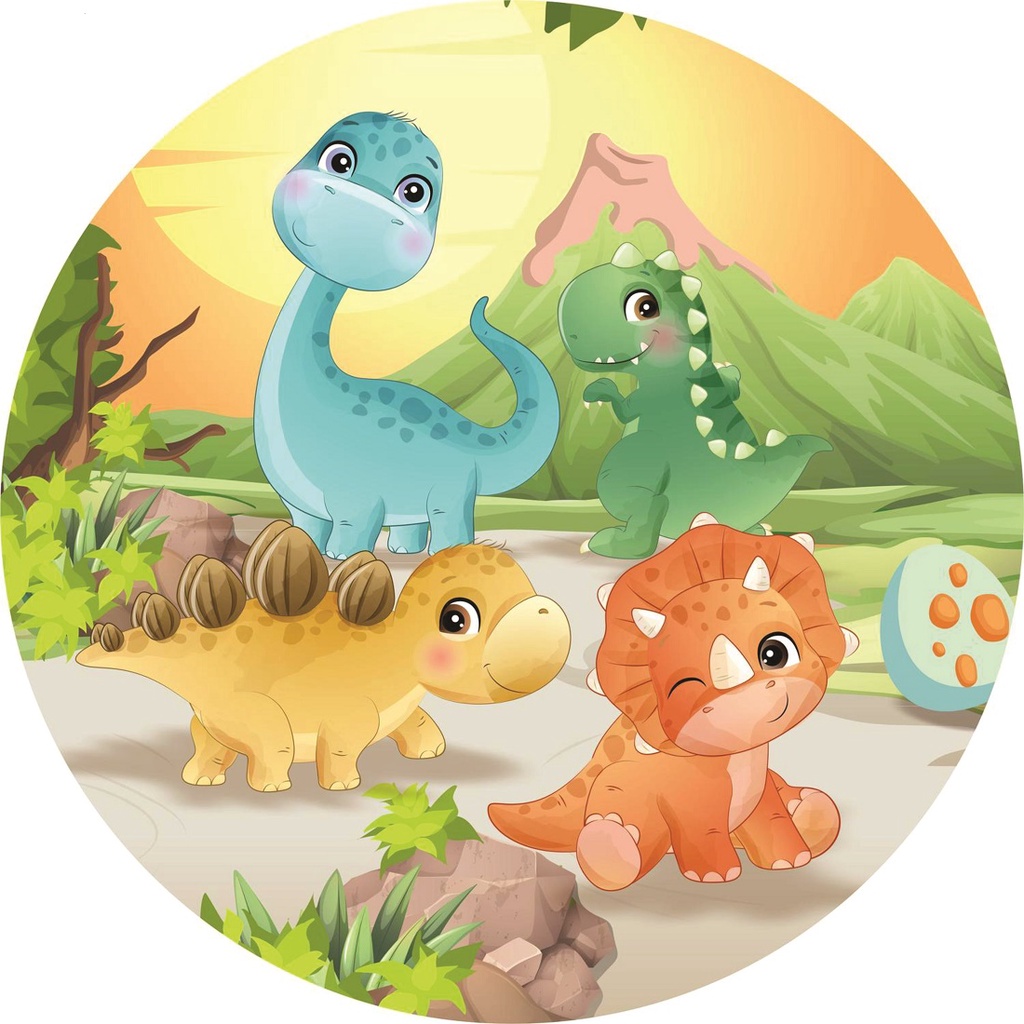 Painel em lona Fosca Redondo Dinossauro Baby | Shopee Brasil Painel em lona Fosca Redondo Dinossauro Baby | Shopee Brasil
