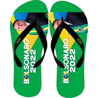 Chinelo Bolsonaro Adulto e Infantil Varias Estampas e Tamanhos Unissex ...