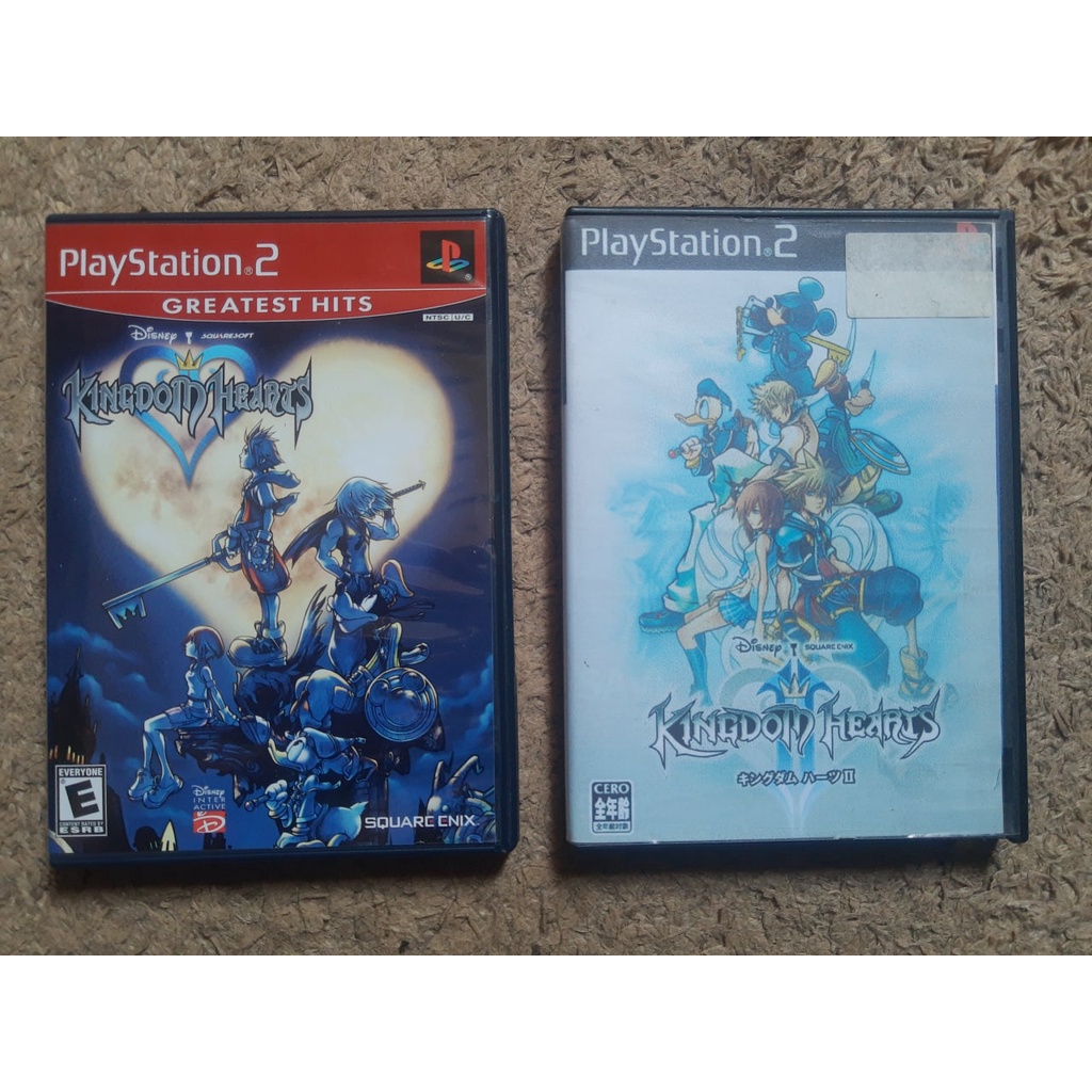 Kingdom Hearts 1 e 2 Combo Originais PS2 (ler descrição) - Desconto no ...