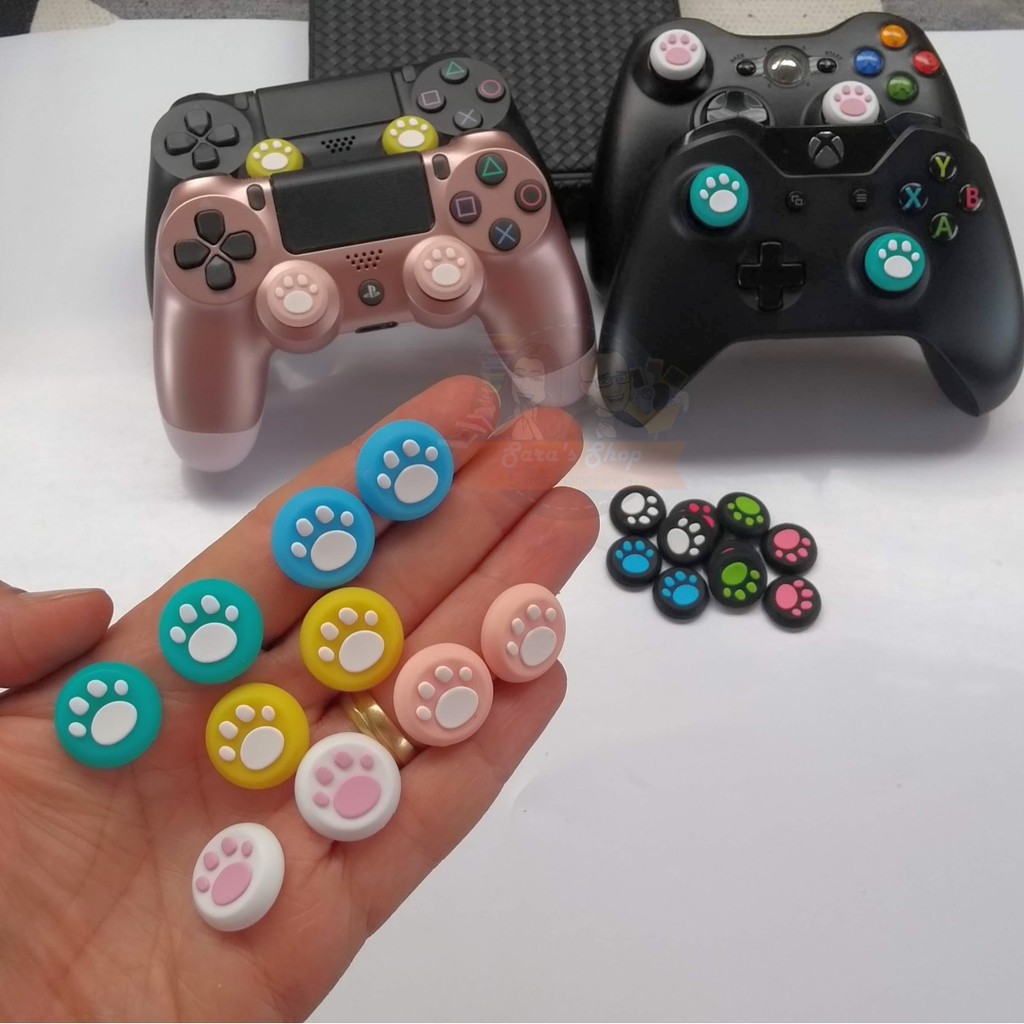 Par de Grip para Analógicos de Controles de PS4, PS3, Xbox One e 360 ...