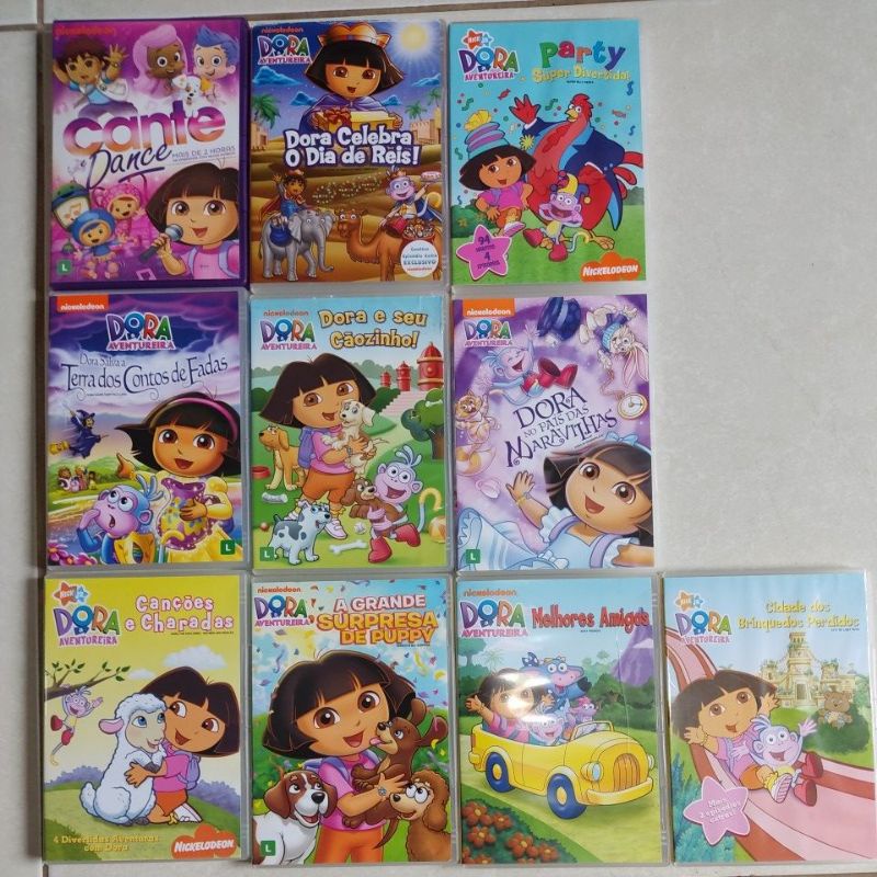 Coleção DVDs - Dora a Aventureira | Shopee Brasil