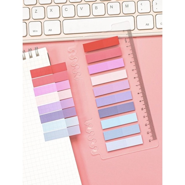 NOTAS ADESIVAS - POST IT ROSA E ROXO | Shopee Brasil