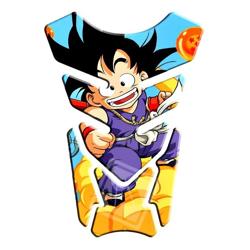 Adesivo Tankpad 3D Protetor Tanque Honda Yamaha Dragon Ball Goku 7 ...