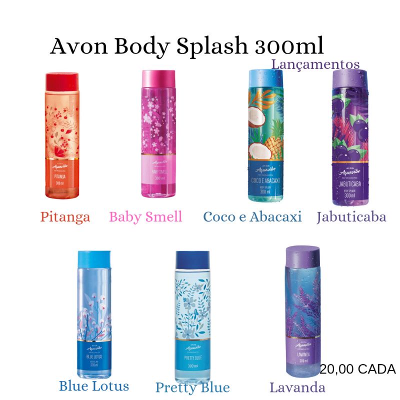 Avon Aquavibe Body Splash 300ml | Shopee Brasil