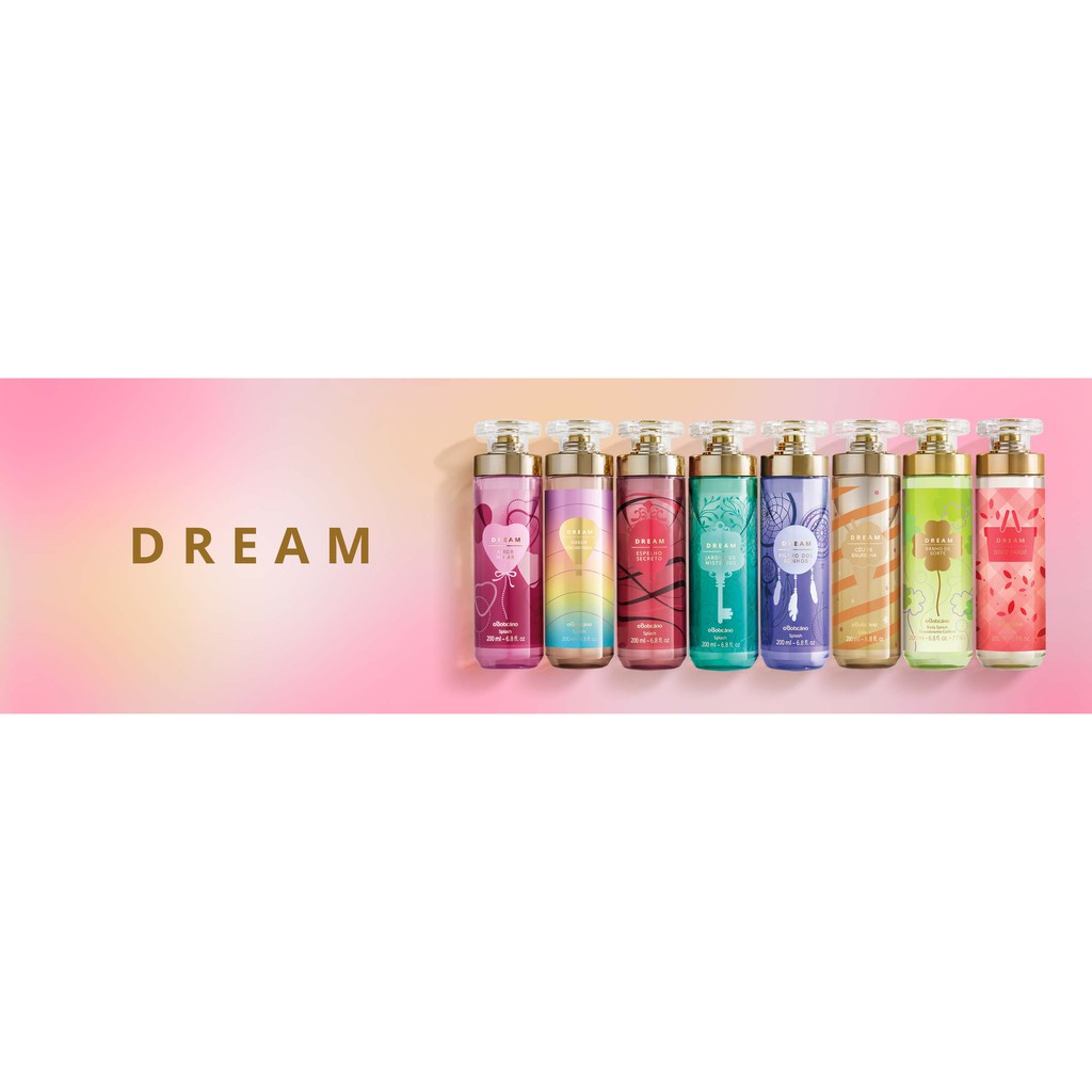 Body Splash Desodorante Dream O Boticário, escolha o seu | Shopee Brasil