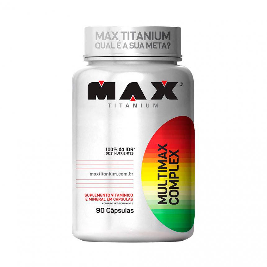 Multimax Complex (90 caps) - Max Titanium - Muito Bom | Shopee Brasil