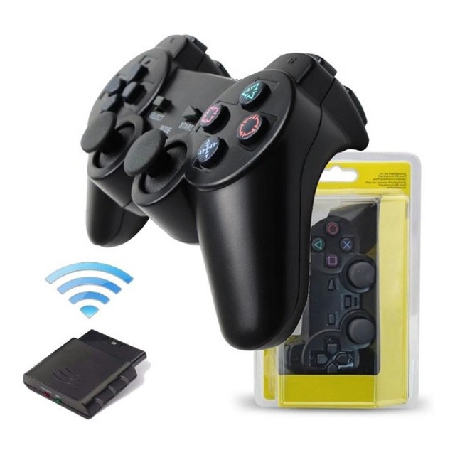 Controle de Ps2 sem fio,playstation 2 a pronta entrega | Shopee Brasil