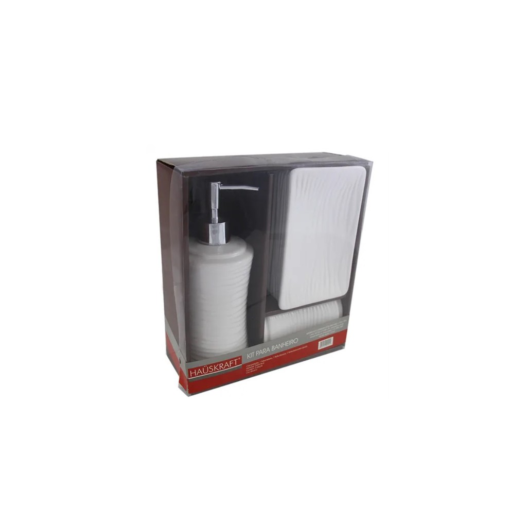 Kit Banheiro Lavabo Em Porcelana | Shopee Brasil