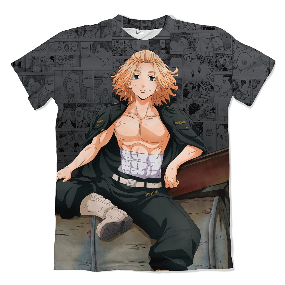 Camisa Anime Tokyo Revengers Touman Mikey Mangá | Shopee Brasil