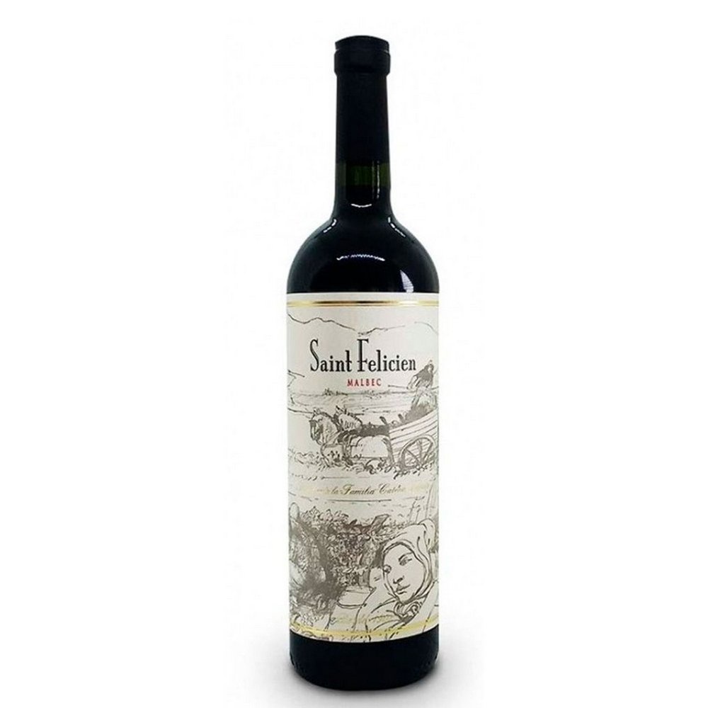 Vinho San Felicien - Malbec 750ml | Shopee Brasil