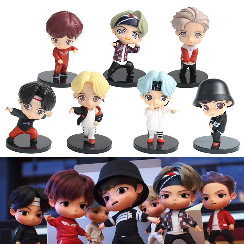 Kpop Mini Bonecos Bts Bangtan Boys MICDROP | Shopee Brasil