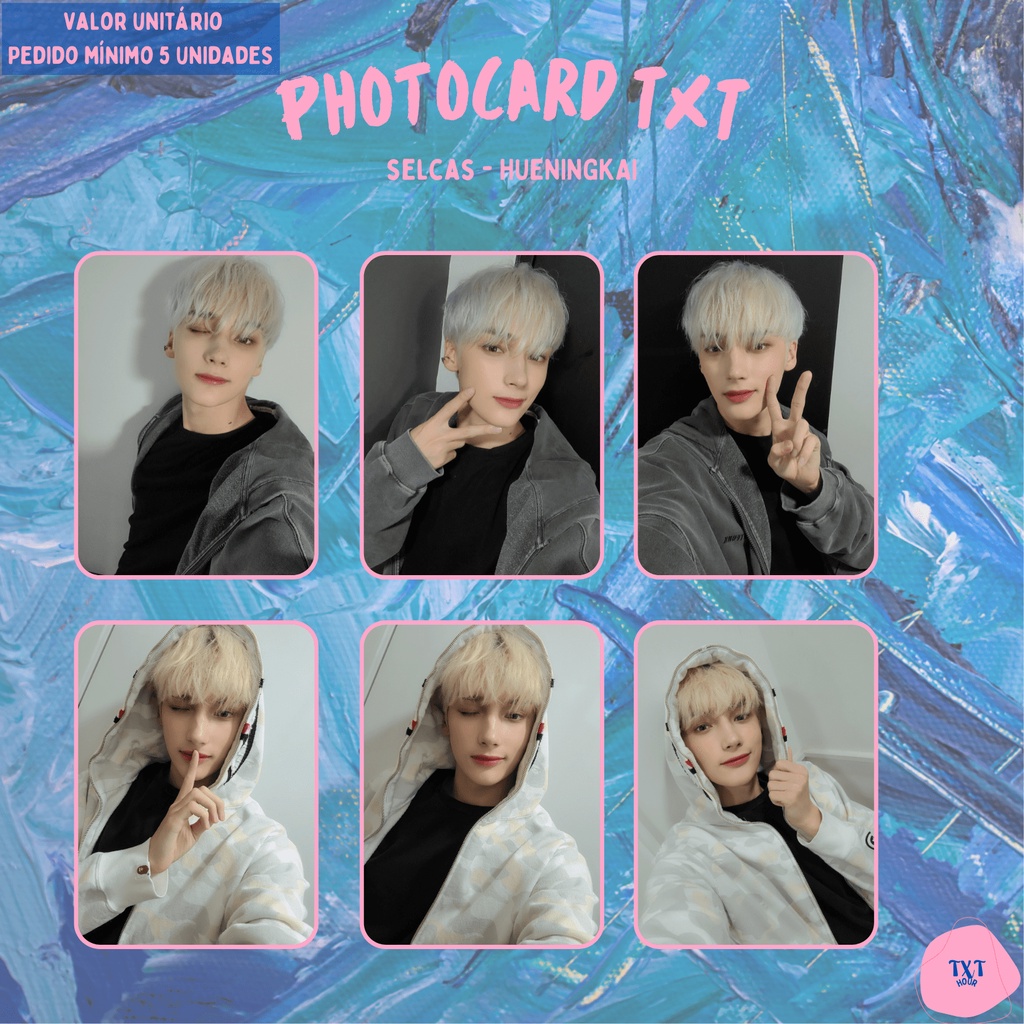 PHOTOCARD TXT (TOMORROW X TOGETHER) SELCAS - HUENINGKAI | kpop card ...