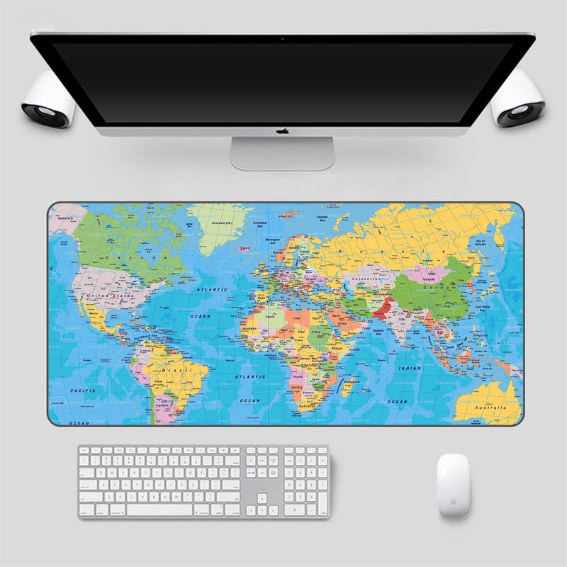 Mousepads Para Jogos Mousepad Mapa Mundi Gaming | Shopee Brasil