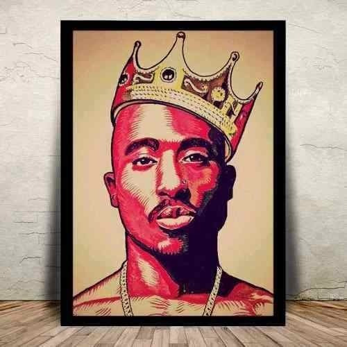 Poster Quadro Decorativo Rap Tupac 2pac Hip Hop A3 42x30cm | Shopee Brasil