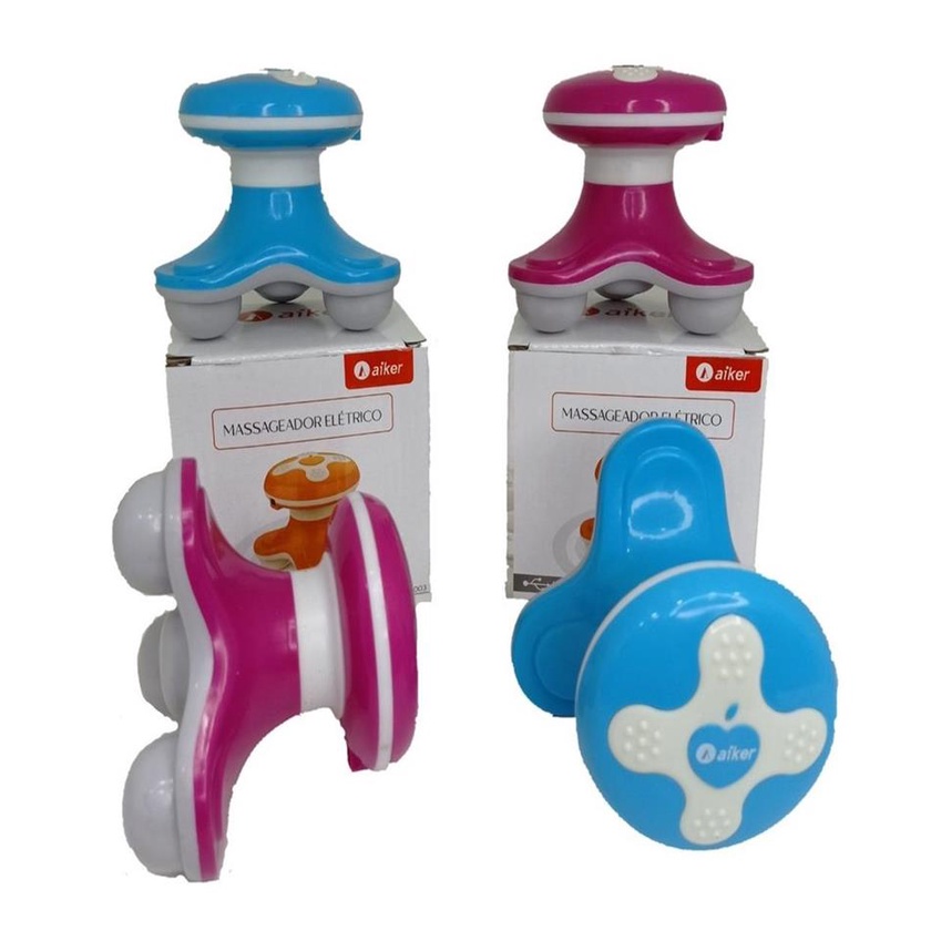 Mini Massageador Eletrico Vibrador Corporal Costas Portatil | Shopee Brasil