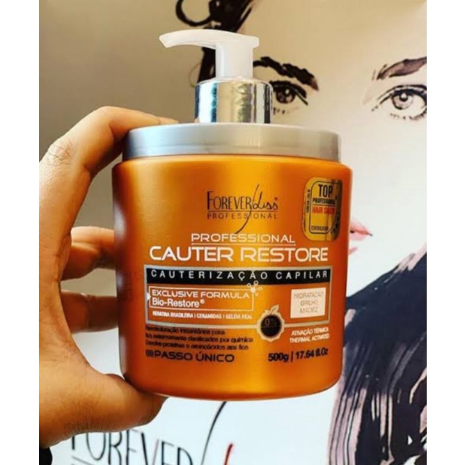 Forever Liss Cauter Restore Cauterização 500g Shopee Brasil