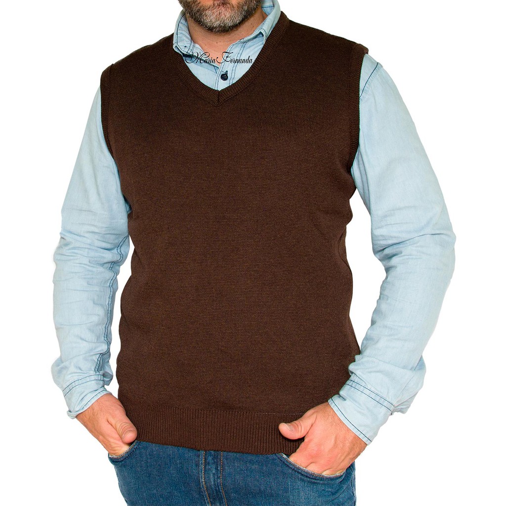 Pullover Colete P M G Gg Varias Cores Social Tricô Lã Cl super elegante ...