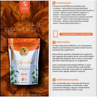Glycontrol chá Maravilhas da terra controle da glicemia | Shopee Brasil