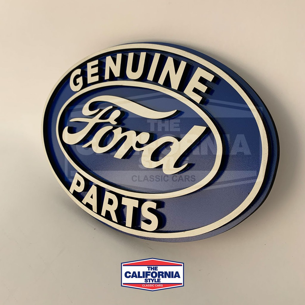Placa MDF Ford Genuine Parts LUXO | Shopee Brasil