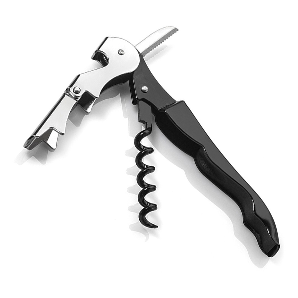 Saca Rolha Abridor Vinho Inox Profissional Hercules | Shopee Brasil