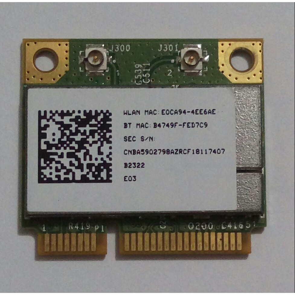 Placa de Rede Wireless para Notebook Samsung RV415 | Shopee Brasil