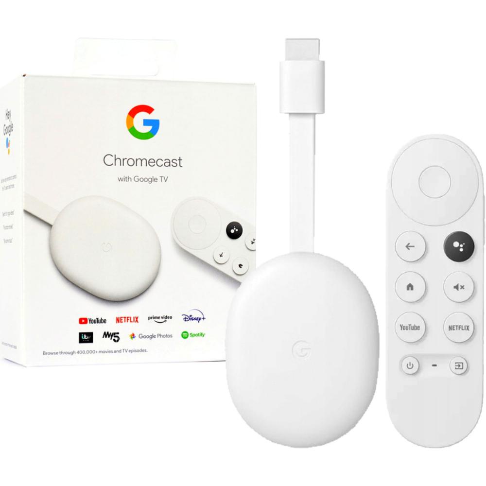 Google Chromecast 4 Com Controle Android Tv 4k | Shopee Brasil