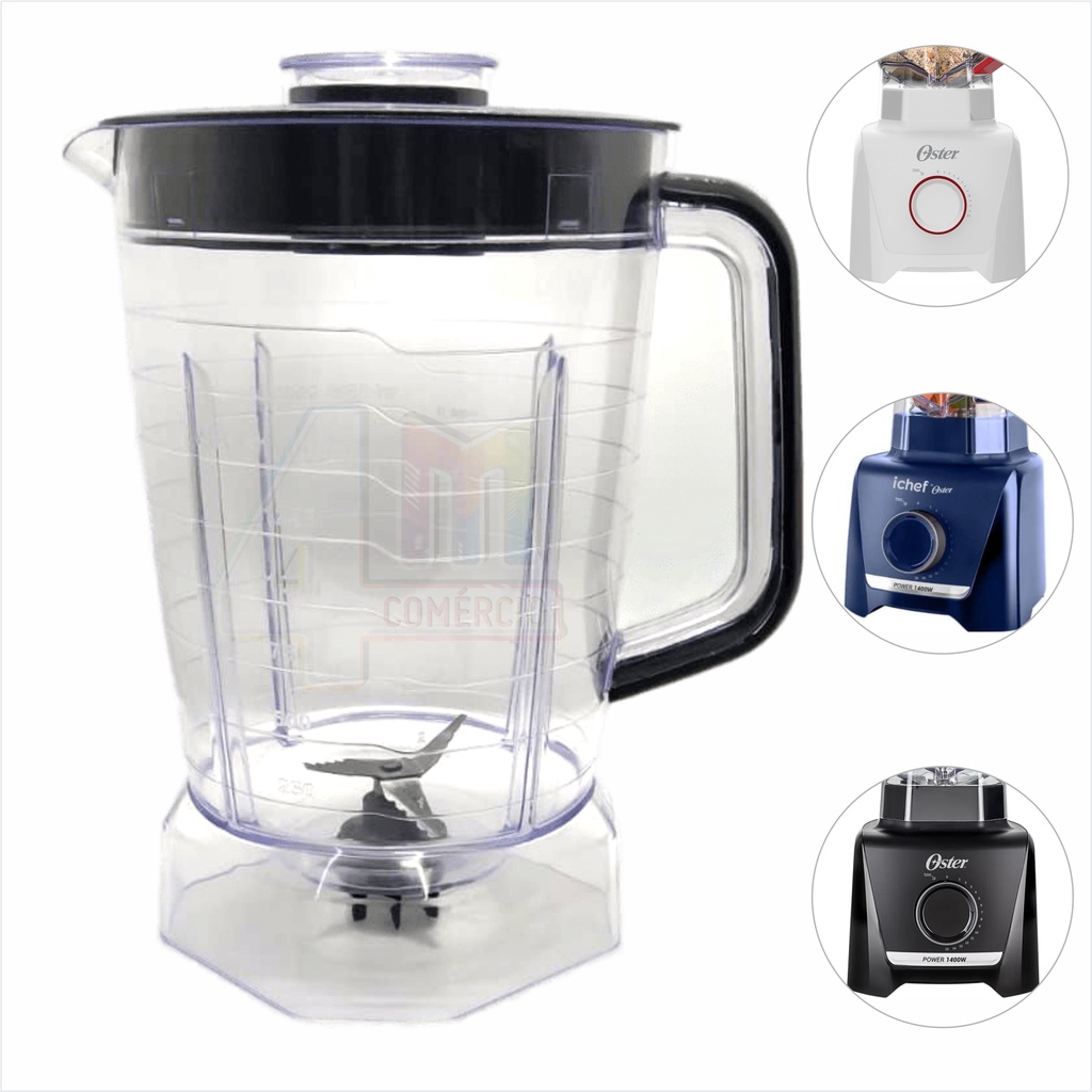Copo Liquidificador Compatível Oster Power 1400 Oliq610 619 - Escorrega ...
