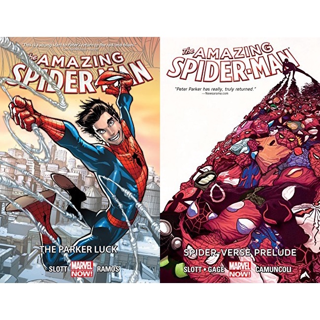 The Amazing Spider-Man - Vol 1 - The Parker Luck / Vol 2 - Spider-Verse ...