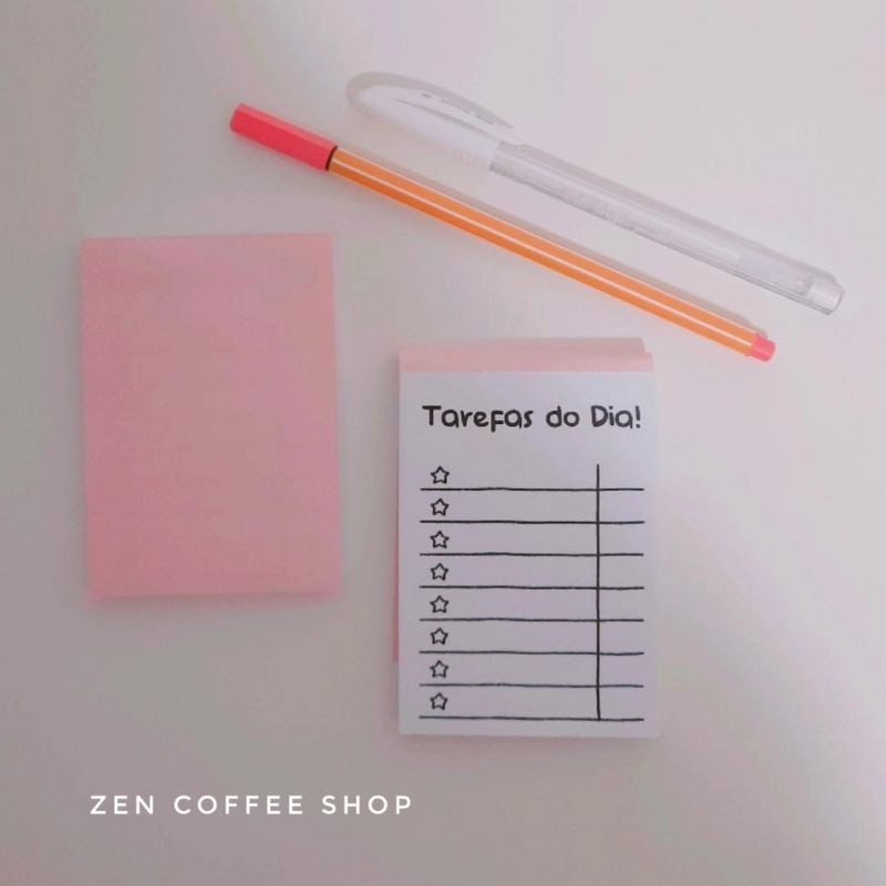 Bloquinho de tarefas / to do list | Shopee Brasil