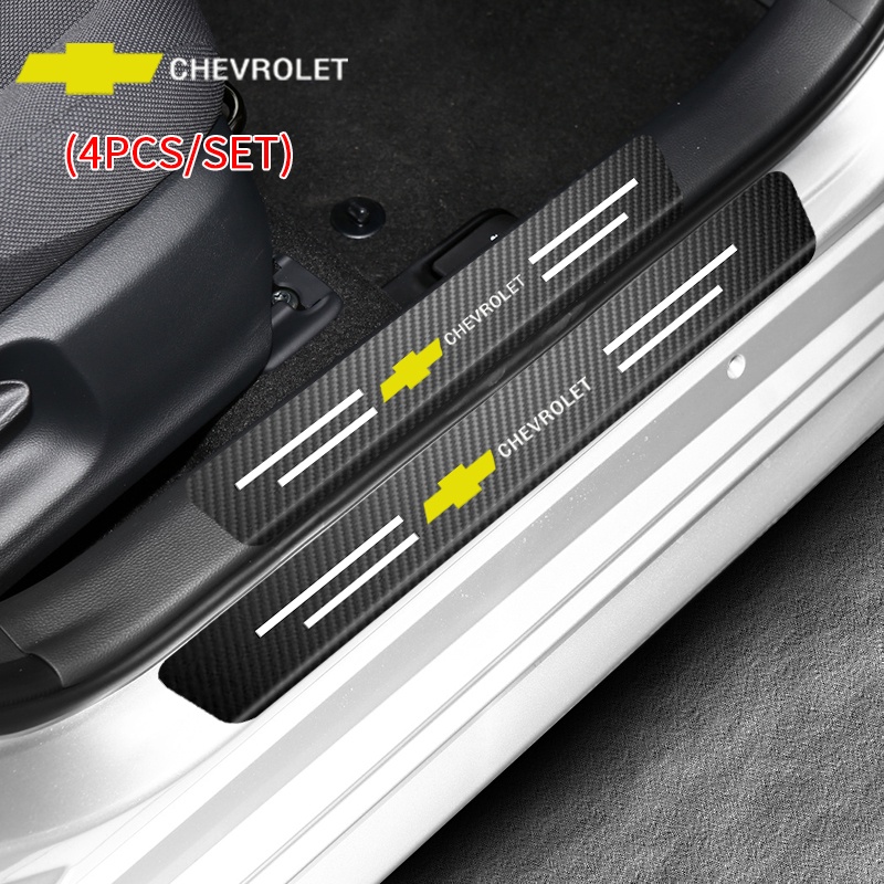 4 Pçs/set Limito Da Porta Do Carro Anti-step Adesivos Pedal Bem-Vindo ...