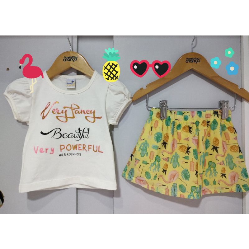 Conjunto tropical | Shopee Brasil